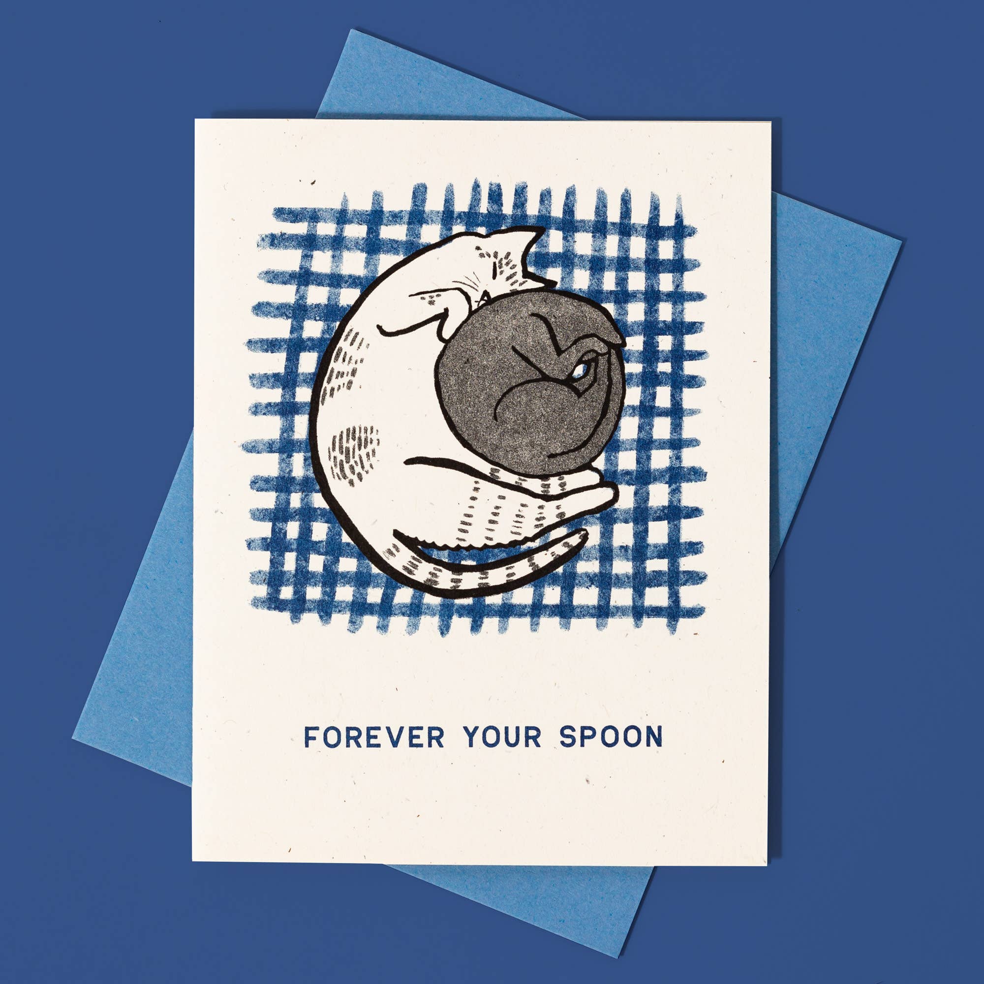 Forever Your Spoon - Risograph Card – Small Batch