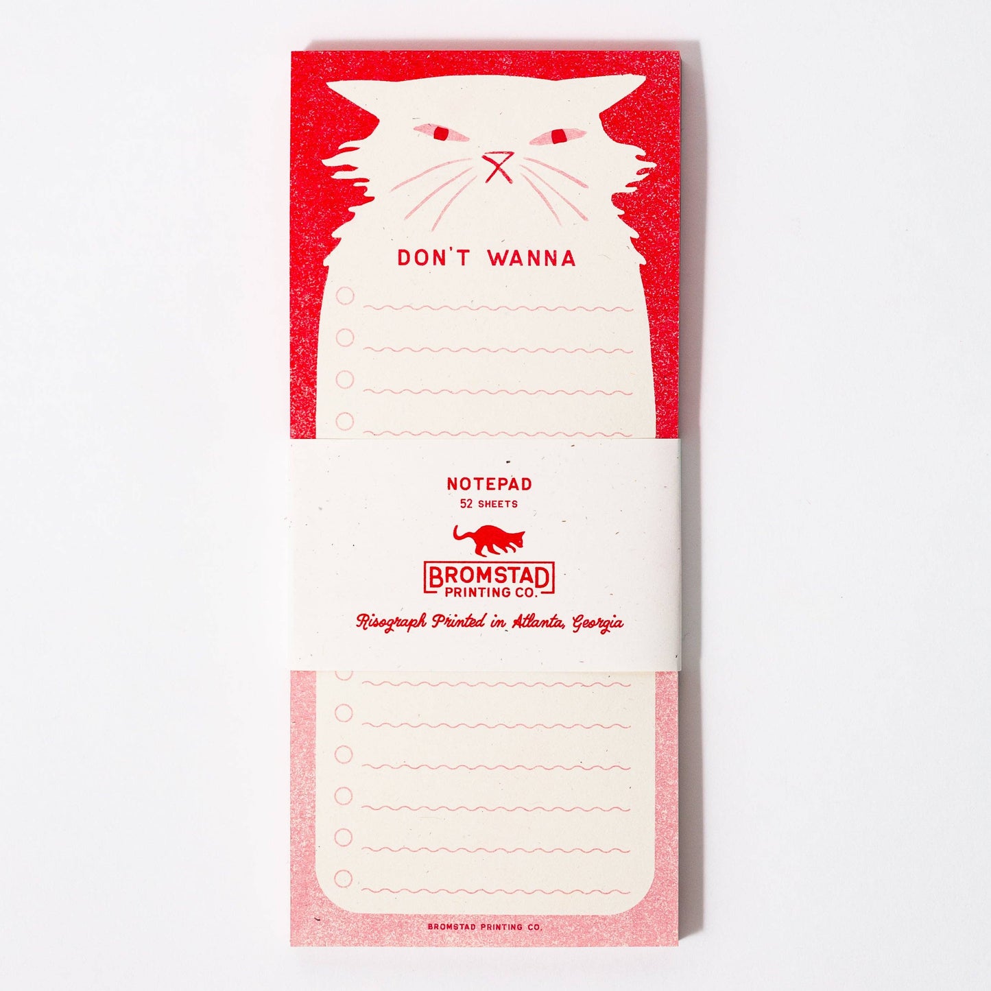 Don't Wanna - Risograph Notepad – Small Batch