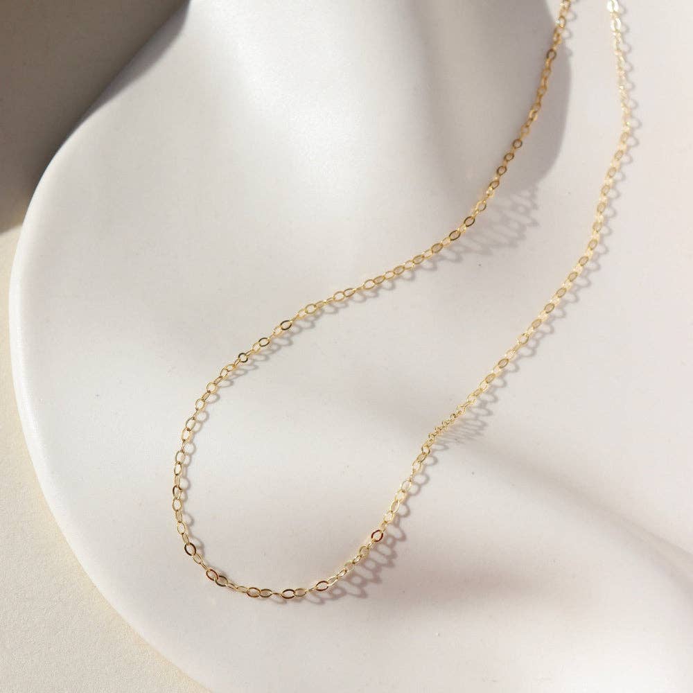 Simple Chain: 14k Gold Fill / 14" – Small Batch