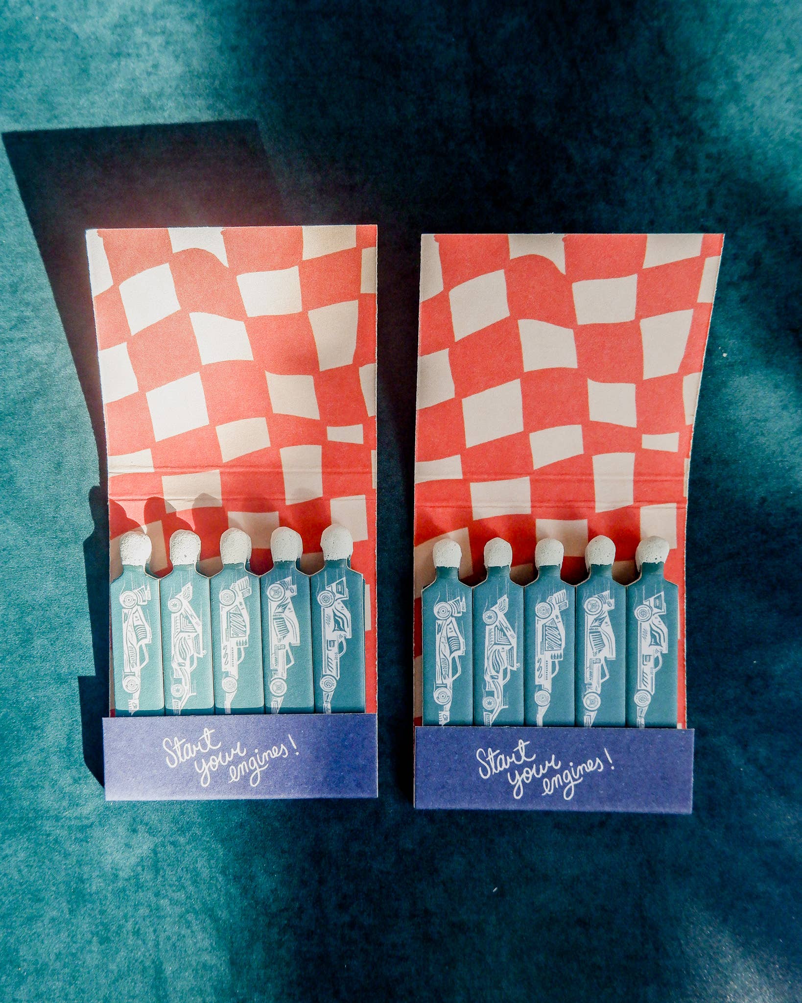Race Car Printed Matchbooks – Small Batch