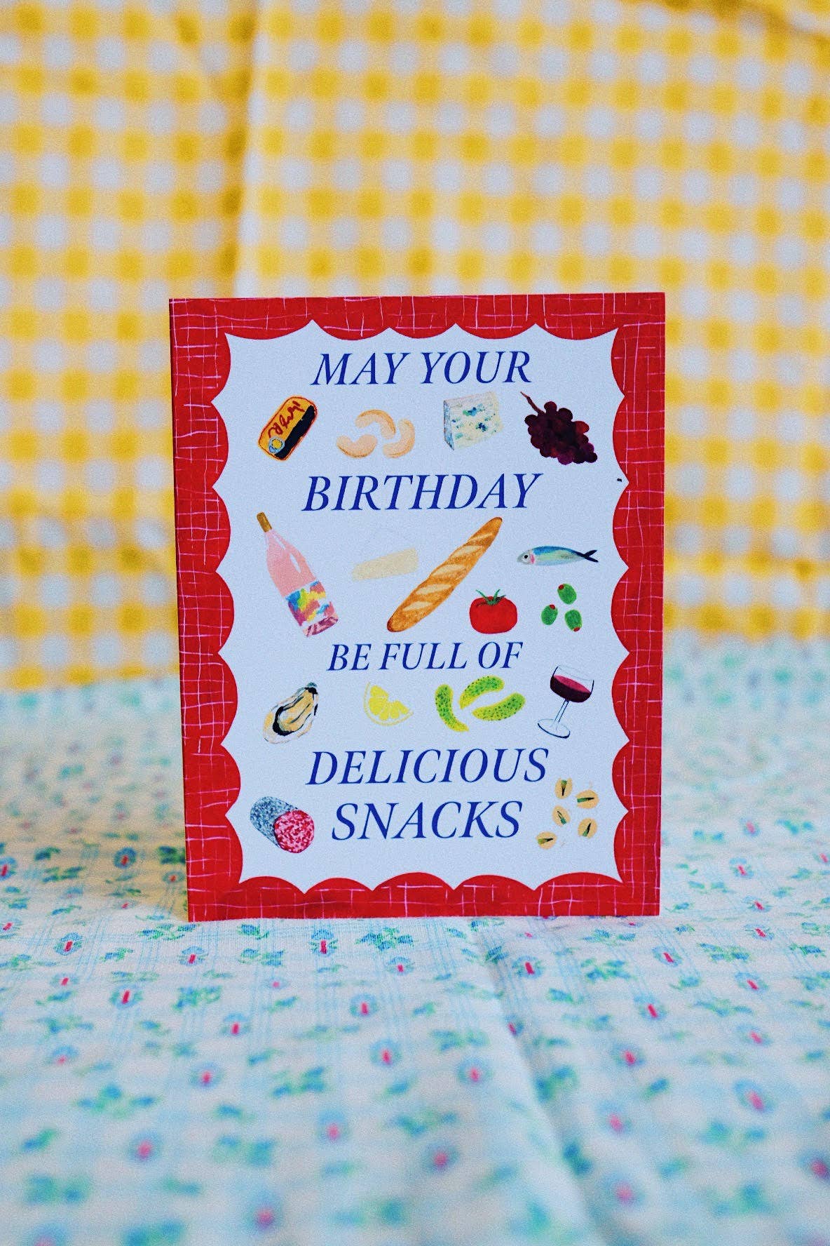 Delicious Snacks Bday Card – Small Batch