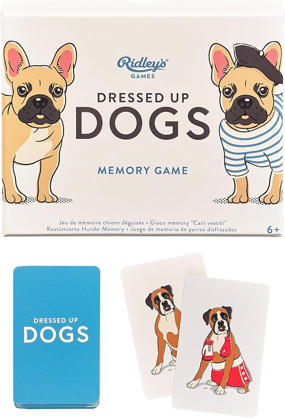 Dressed Up Dogs Memory Game – Small Batch