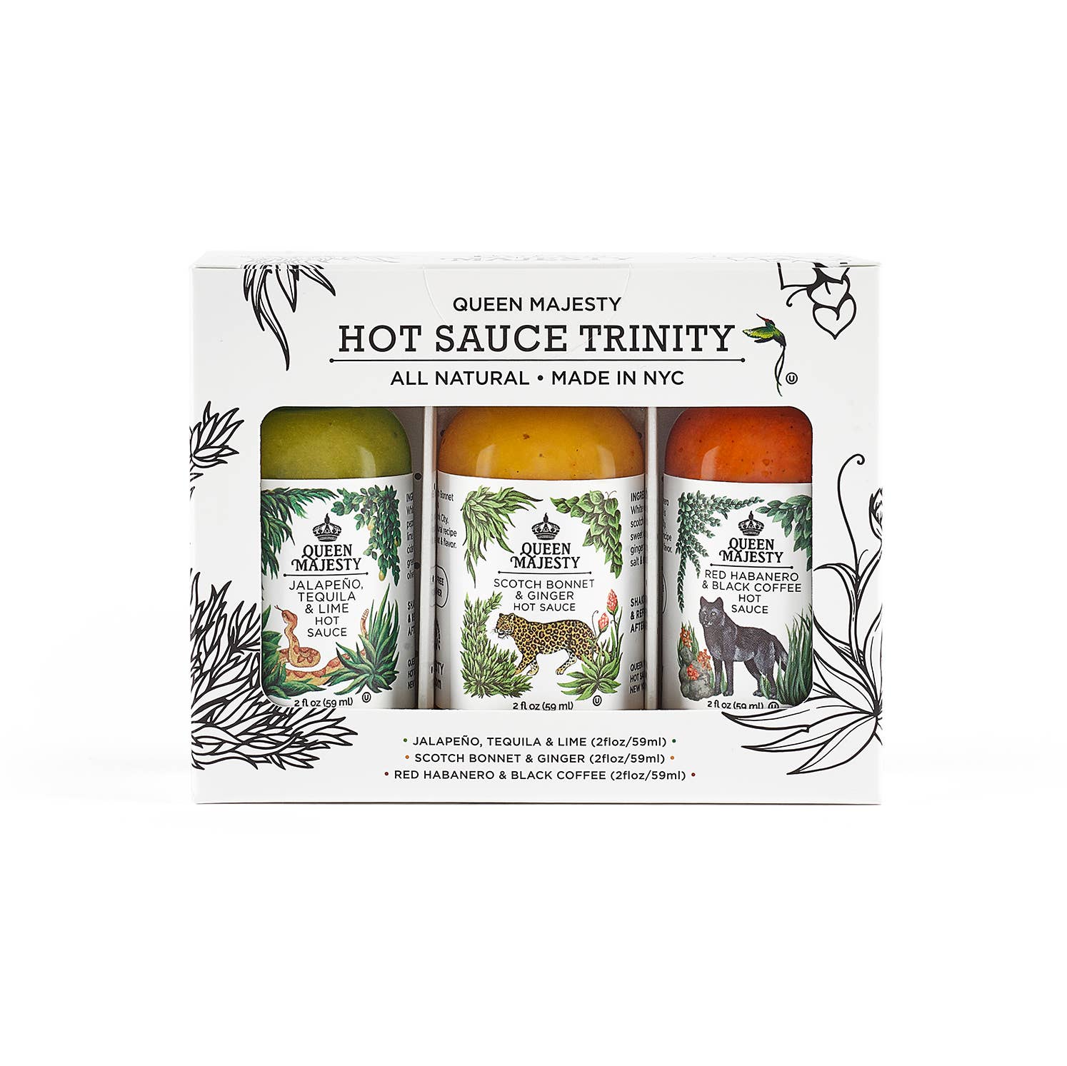 2oz Hot Sauce Trinity – Small Batch