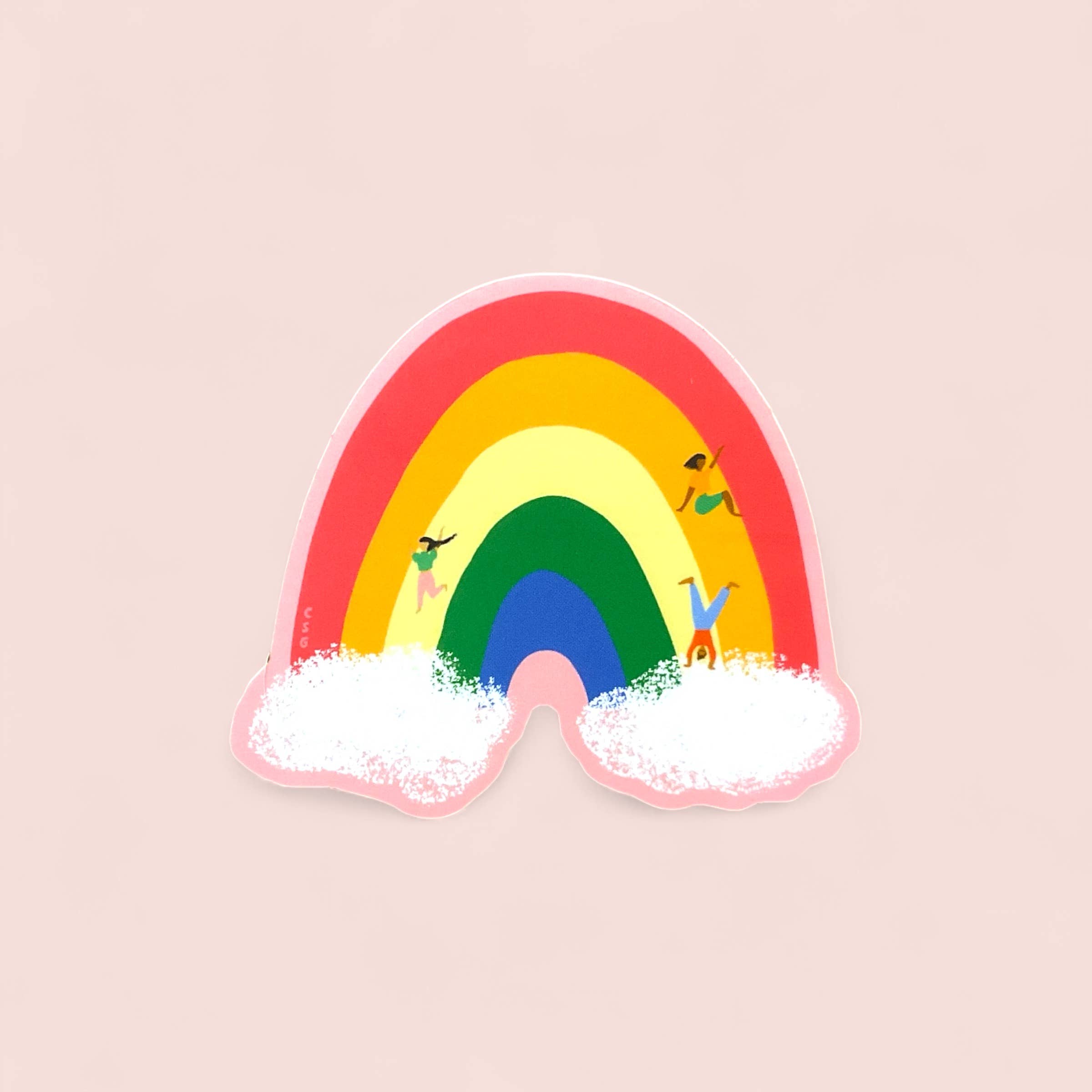 Rainbow Slide - Die Cut Sticker – Small Batch