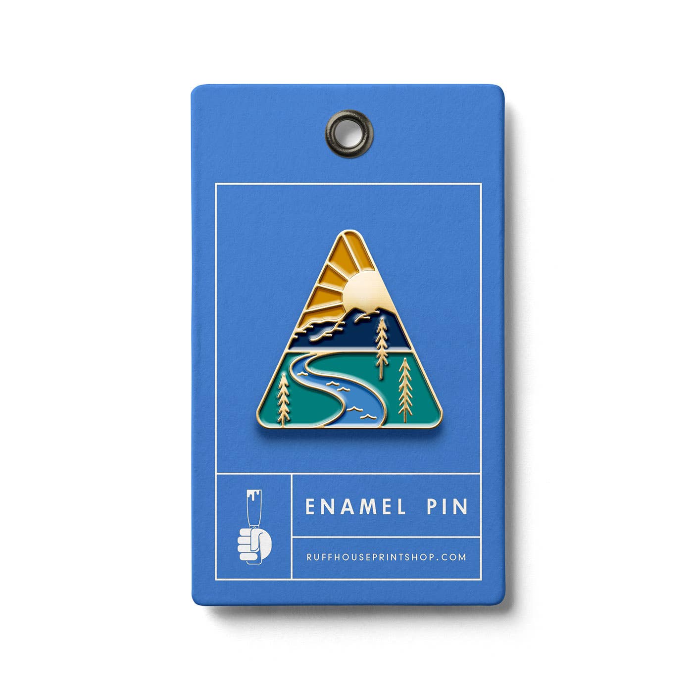 Mountain Adventure Enamel Pin – Small Batch