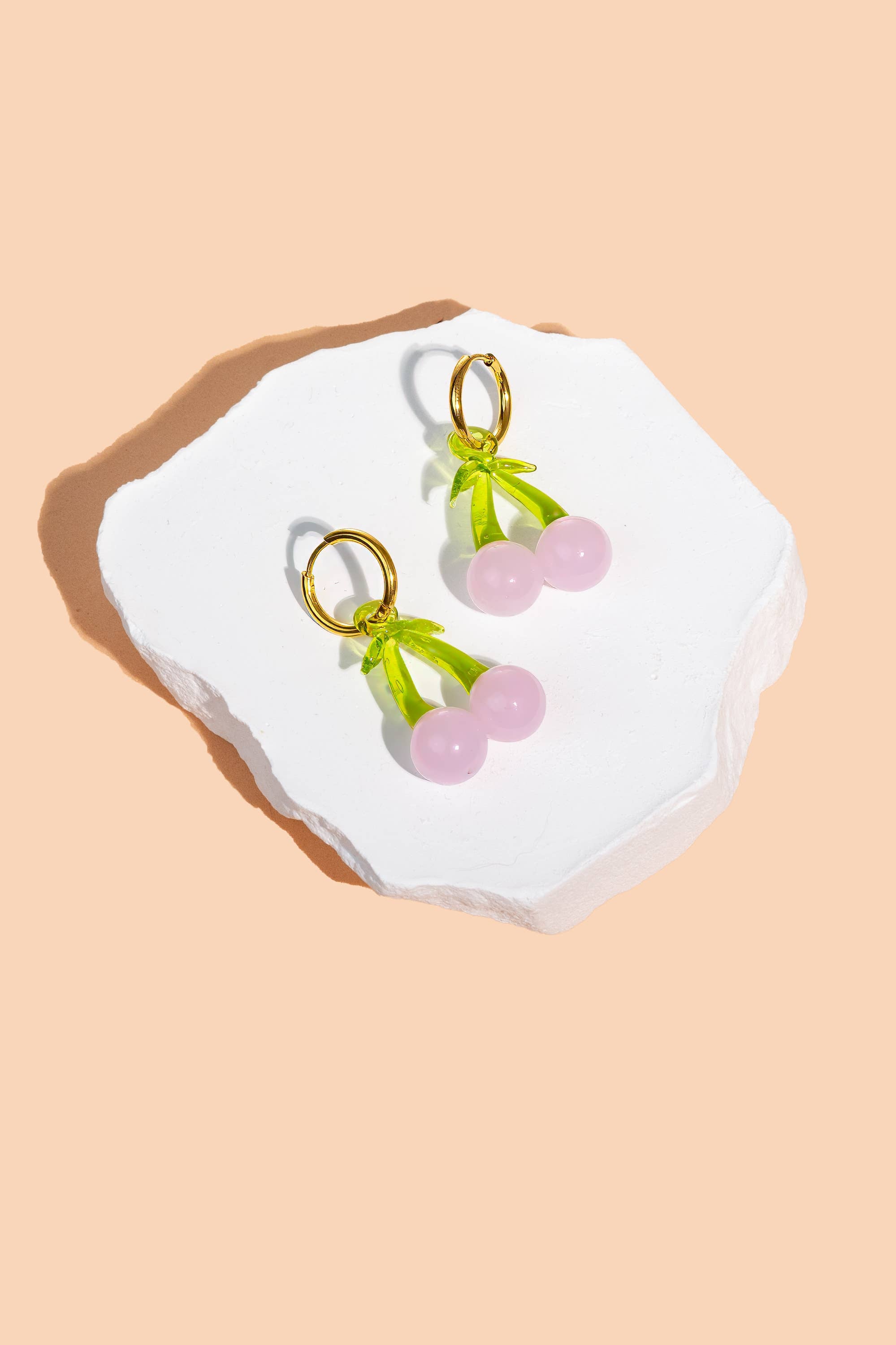 Fruit Loop Hoops - Pink Cherry – Small Batch