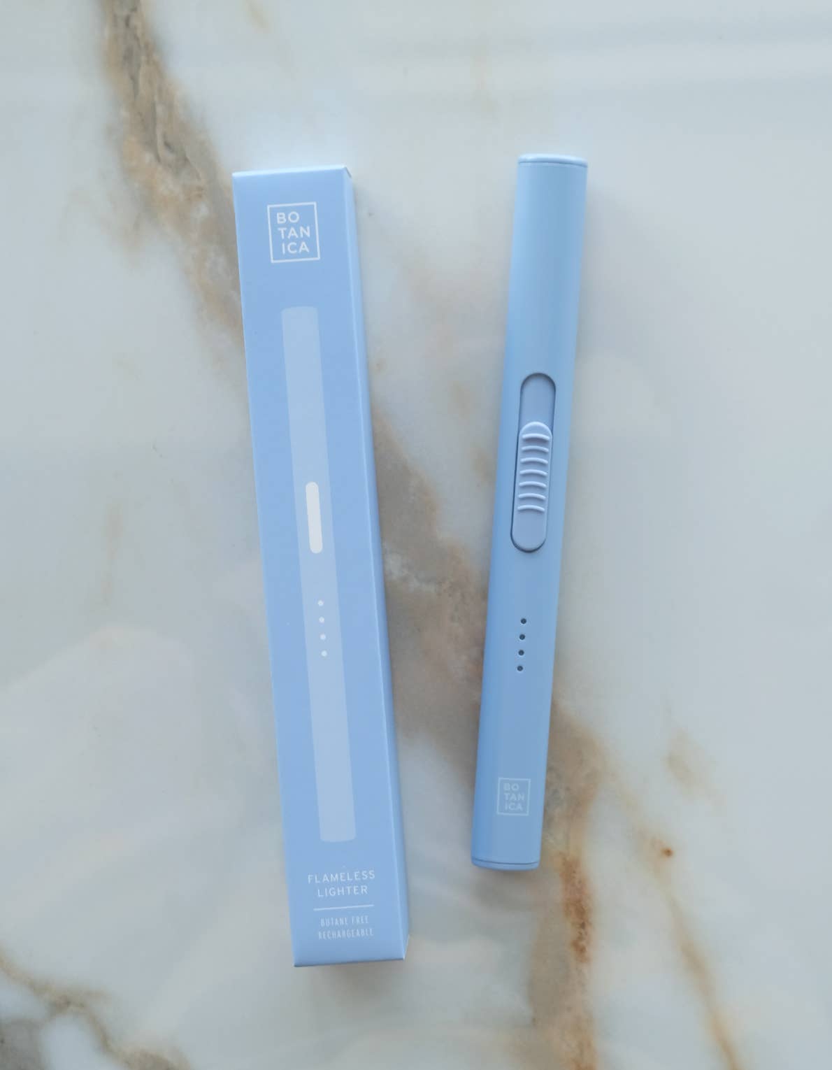 Solid Flameless Rechargeable USB-C Lighter | Sky Blue – Small Batch