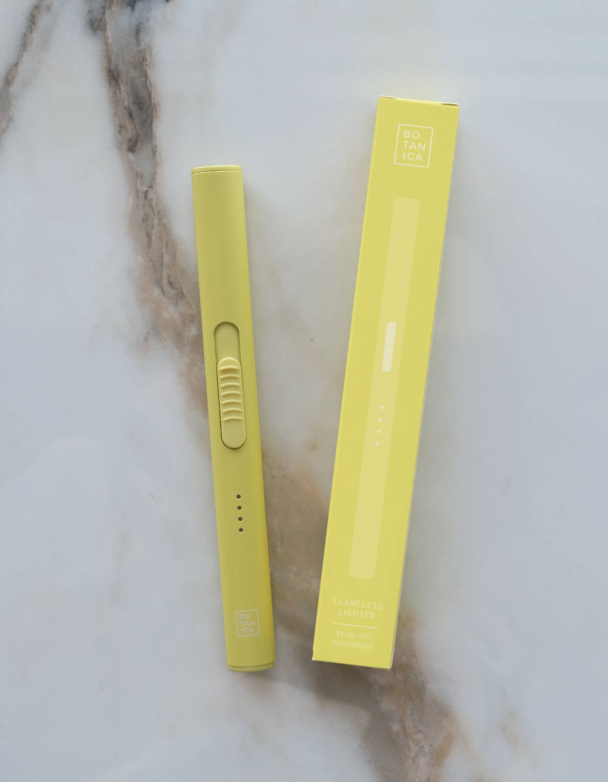 Solid Flameless Rechargeable USB-C Lighter | Lemon Lime – Small Batch