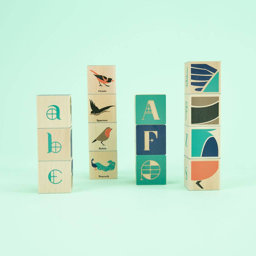 Uncle Goose Bird Blocks – Small Batch