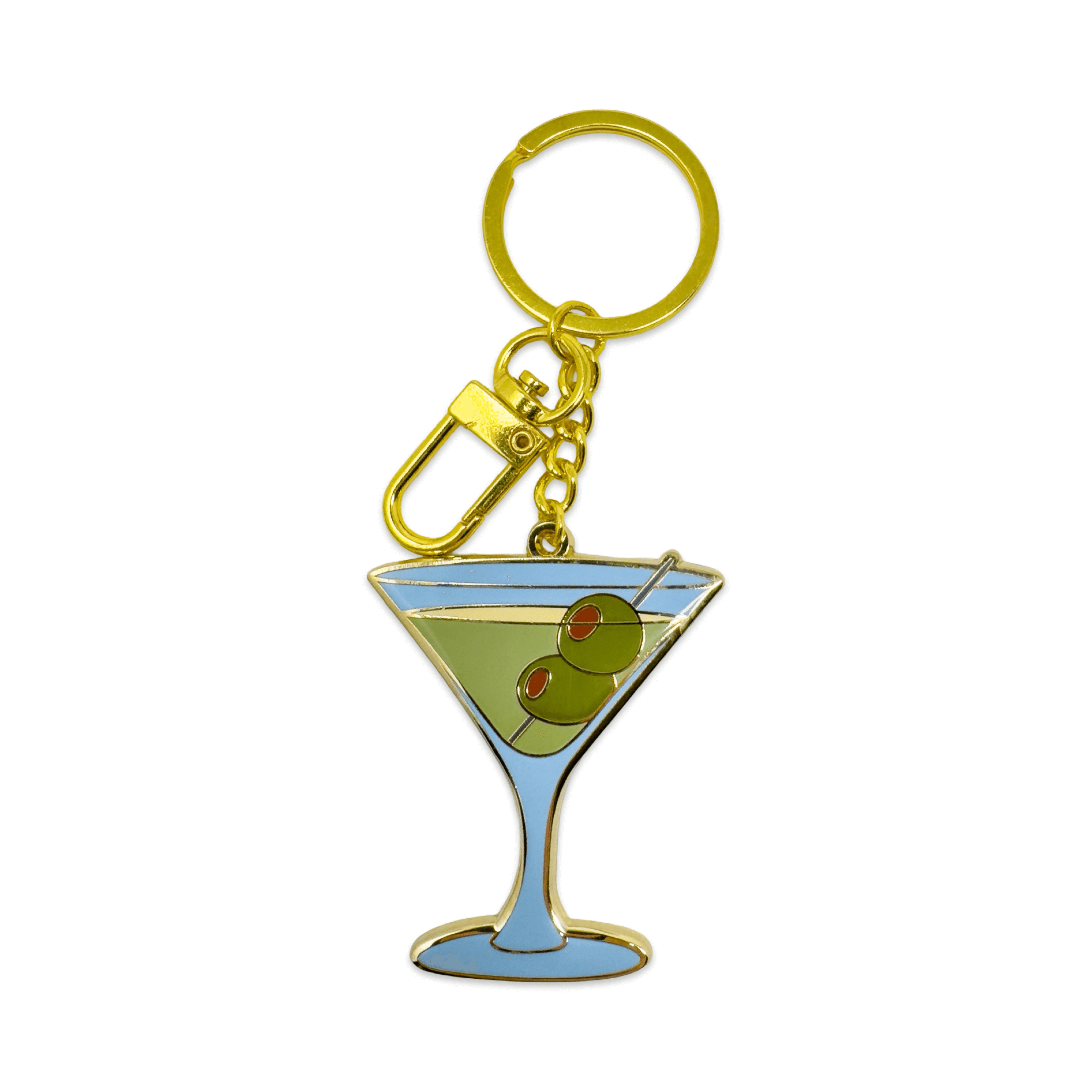 Martini Enamel Bag Charm & Keychain – Small Batch