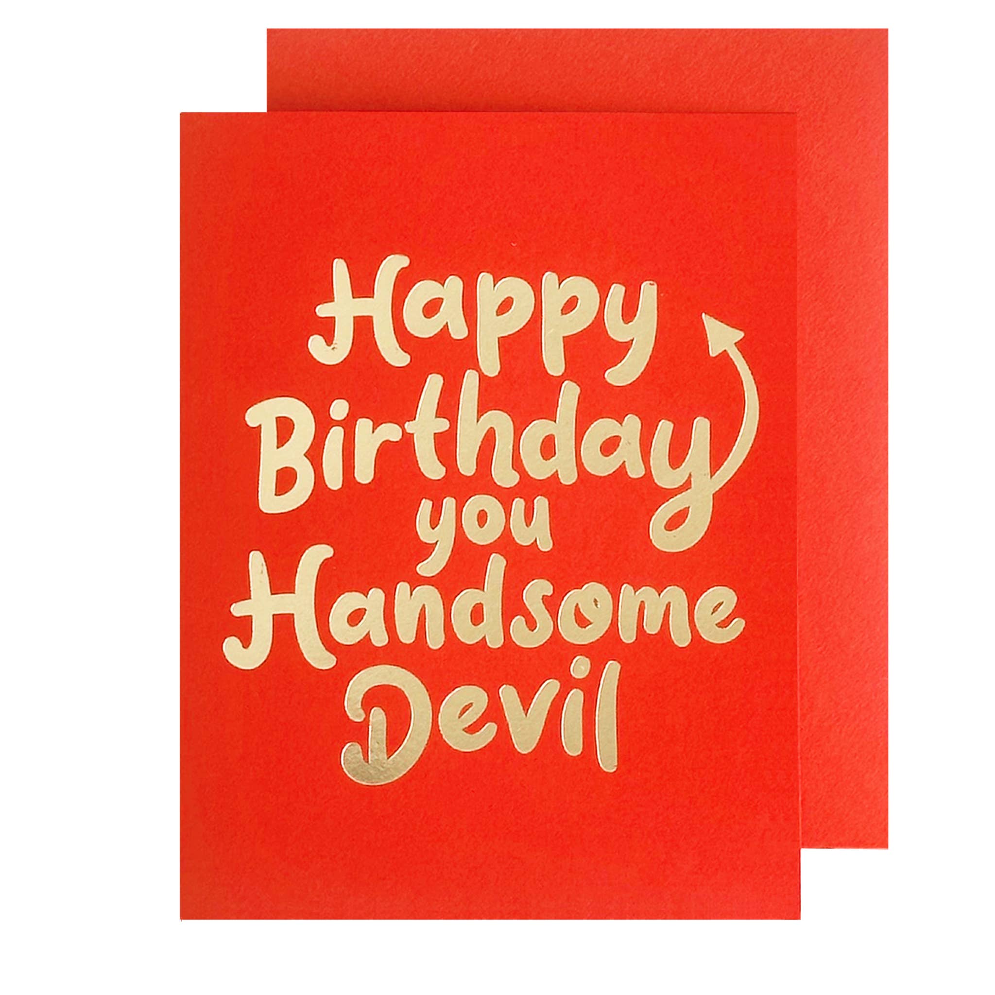 Handsome Devil Birthday Card – Small Batch