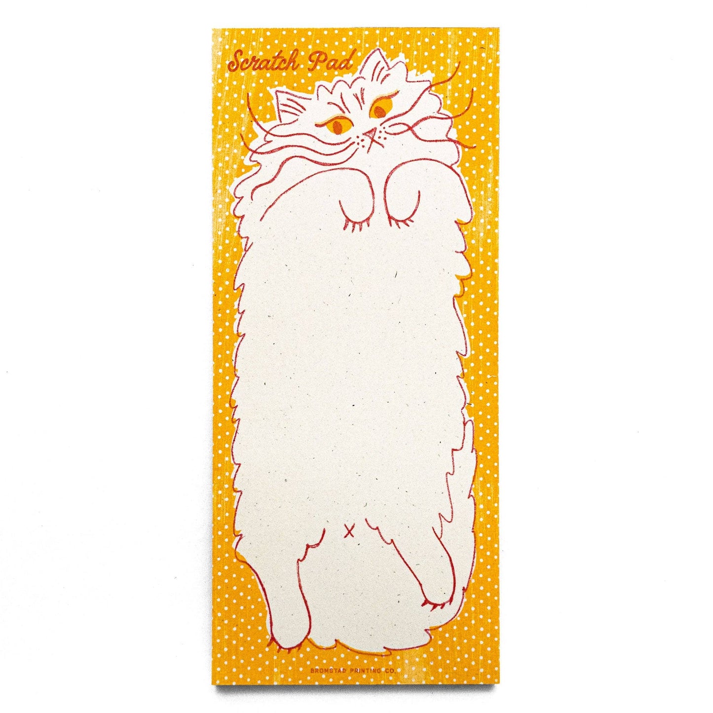 Scratch Pad Cat - Risograph Notepad – Small Batch