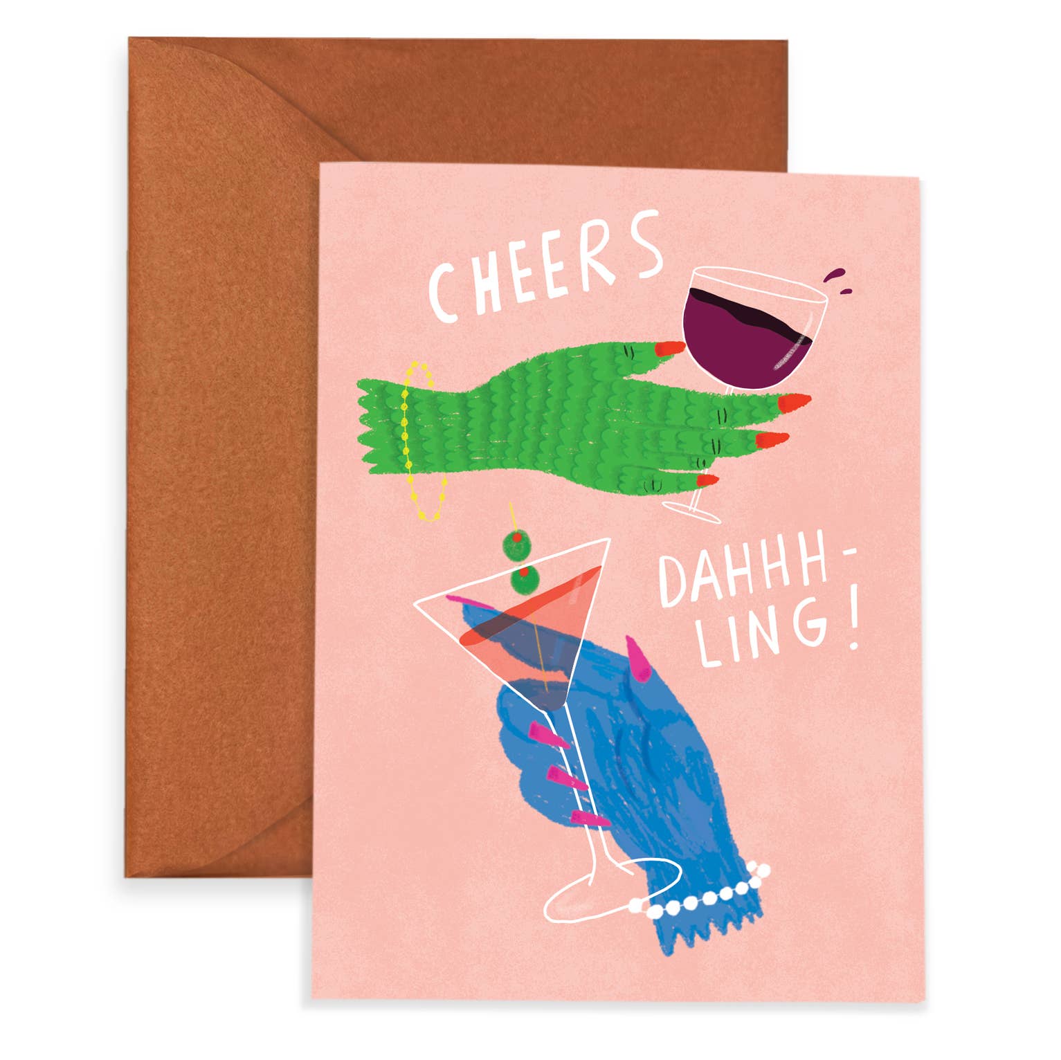Cheers Dahling Congrats Card – Small Batch