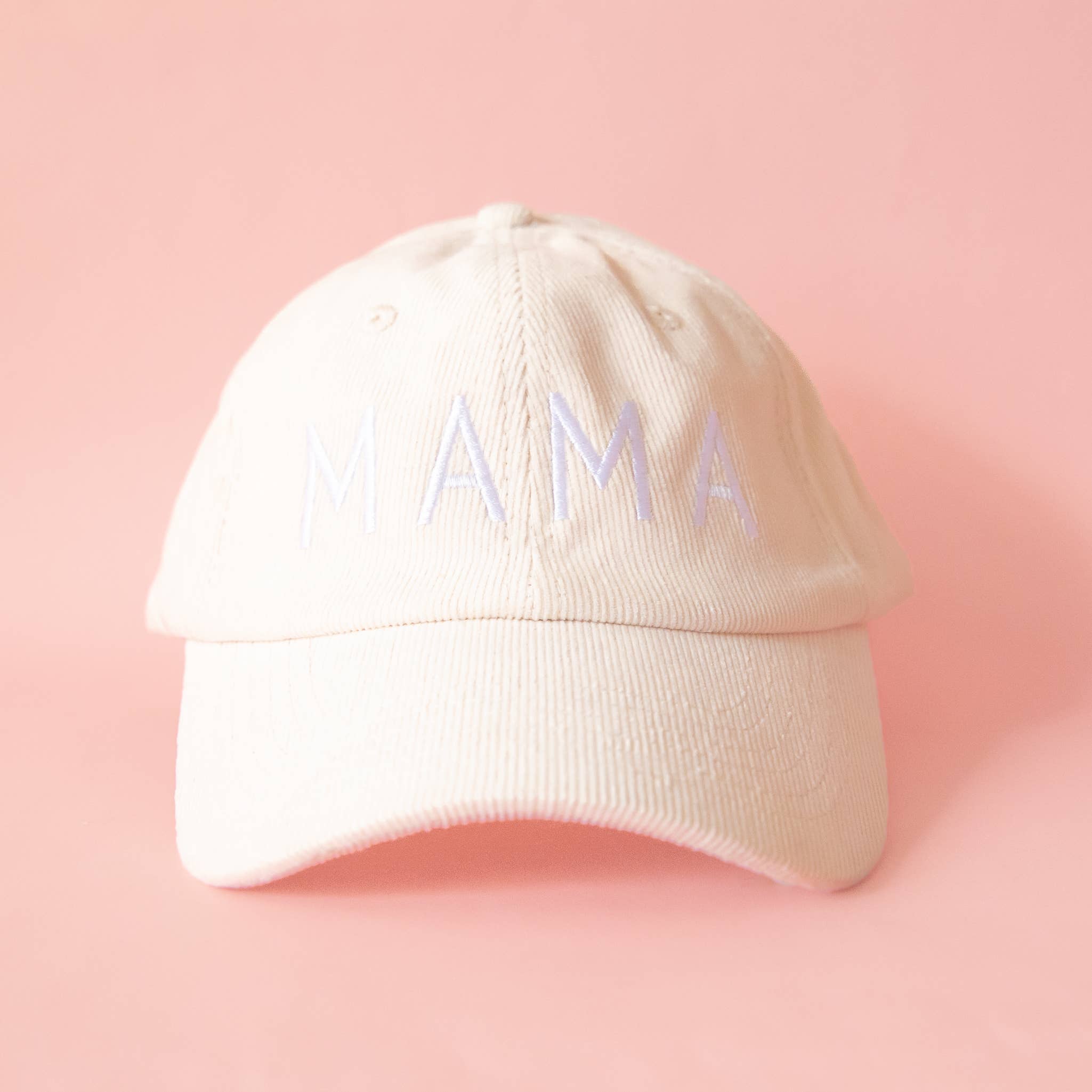 Mama Baseball Hat | Ivory – Small Batch