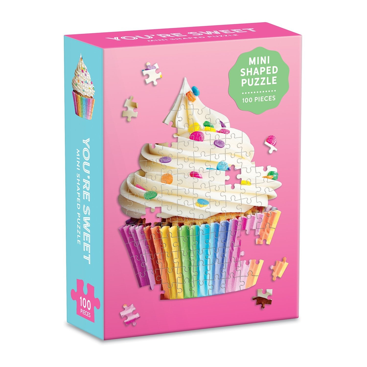 You're Sweet Cupcake 100 Piece Mini Shaped Jigsaw Puzzle – Small Batch